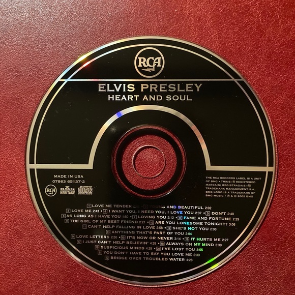 Media | Cd Elvis Heart Soul | Poshmark